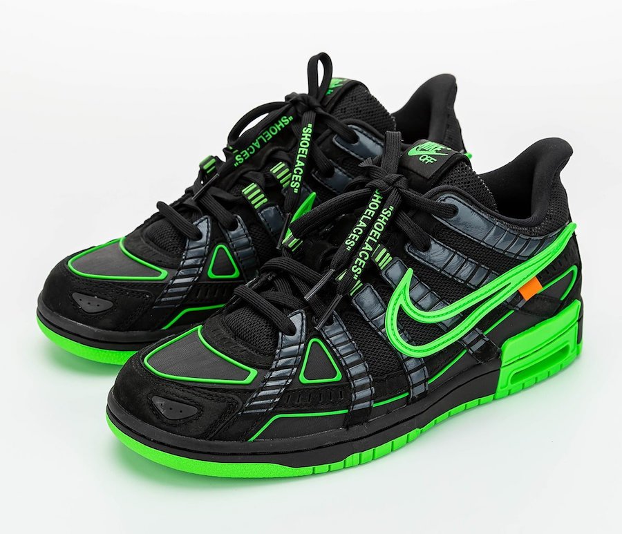 OFF-WHITE NIKE AIR DUNK RUBBER "Green Strike" - SELECTA BISSO