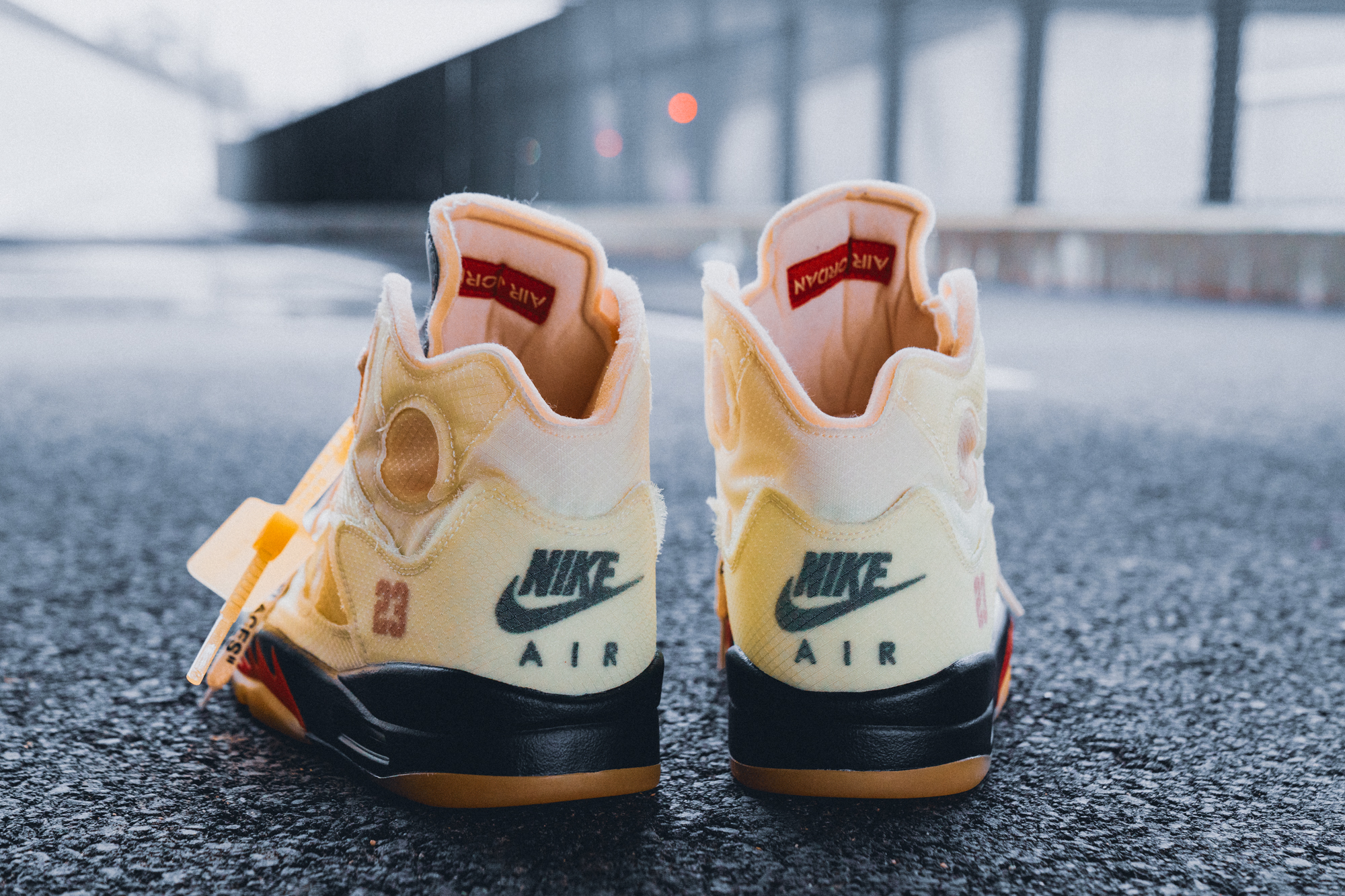 Off-White x Air Jordan 5 Retro Sail - SELECTA BISSO