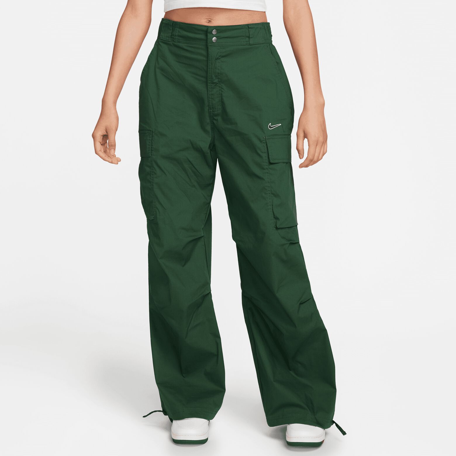 NIKE Sportswear Woven Loose Pants High-Waisted Swoosh - SELECTA BISSO