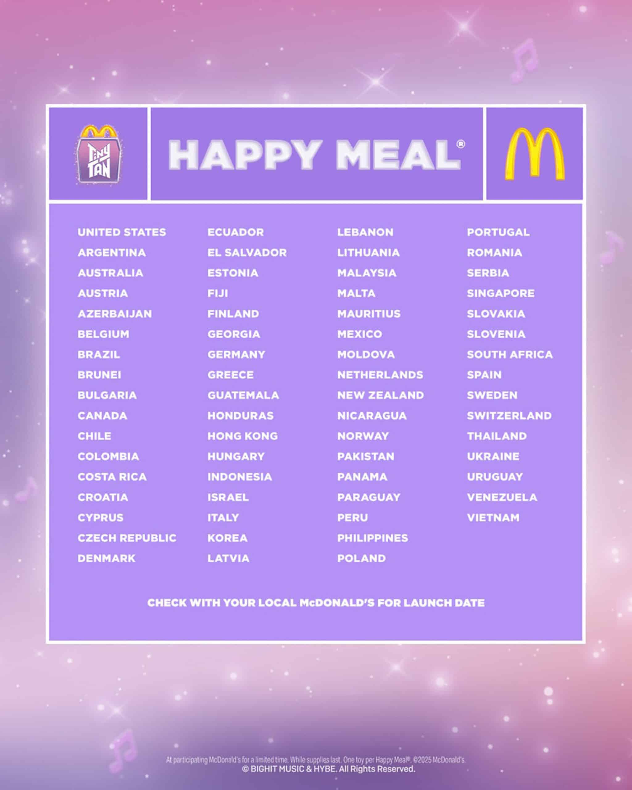 McDonald's x BTS TinyTAN Happy Meal: una colaboración global a partir ...