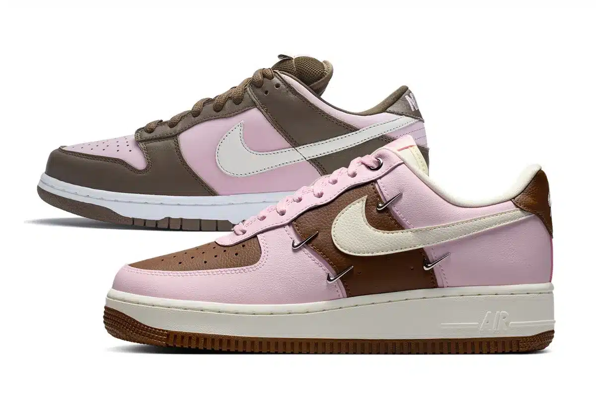 Nike Air Force 1 “Cacao Wow / Pink Foam” : un hommage discret à l’âge d ...