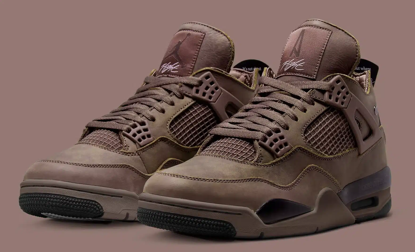 El A Ma Maniére x Air Jordan 4 “Dark Mocha” llega a SNKRS el 23 de ...