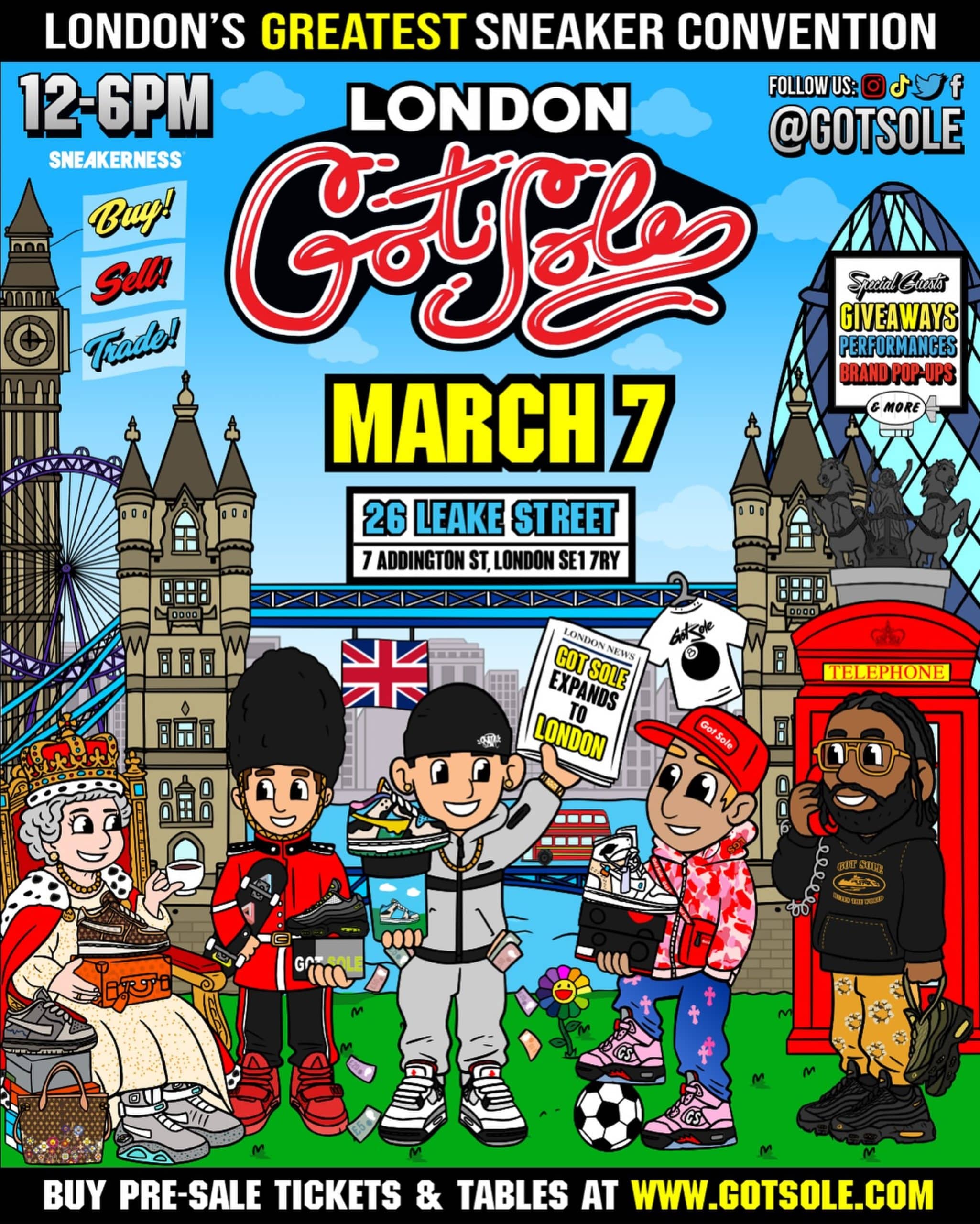 Got Sole arrives in London: the international sneaker convention sets ...