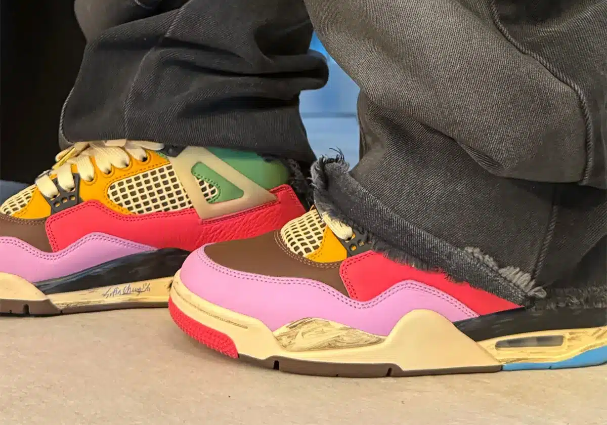 J Balvin unveils an alternative Air Jordan 4 “Multi-Color” during Super ...