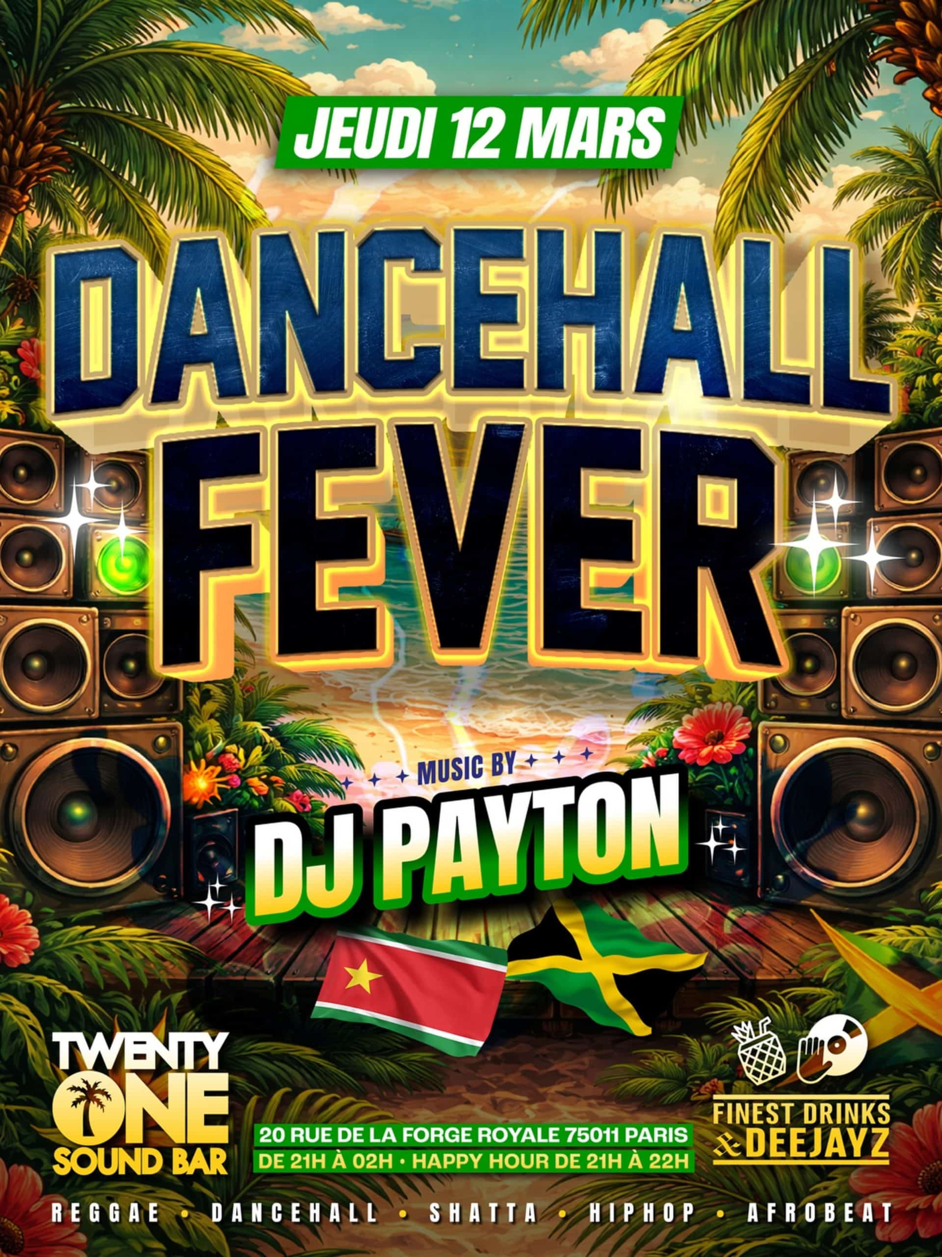 Paris : une soirée « Dancehall Fever » annoncée au Twenty One Sound Bar ...